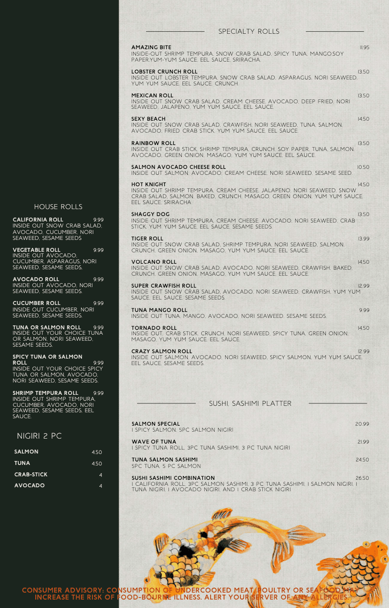 Sushito's - MyGilmer.com